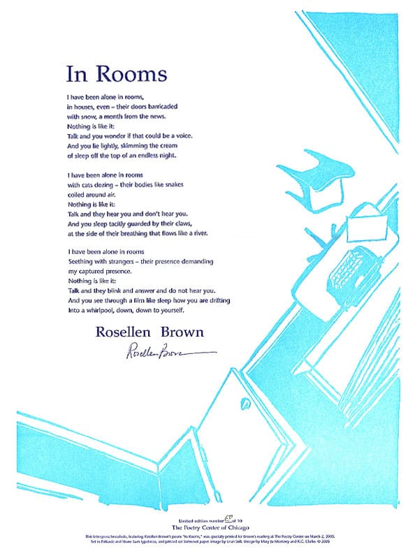 Rosellen Brown - The Chicago Poetry Center